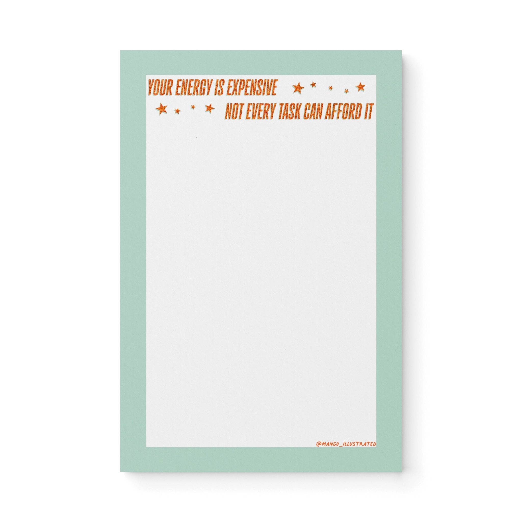 Your Energy is Expensive Notepad – Grizzly Rose Co